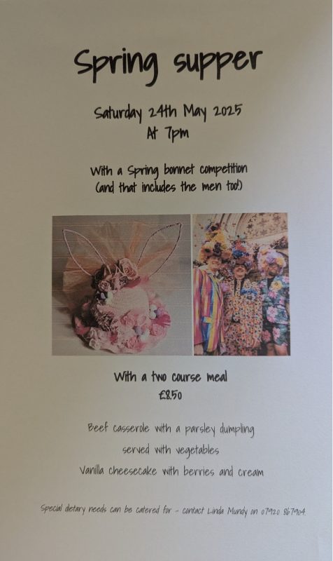 Spring Supper – Pewsey Vale Bowls Club
